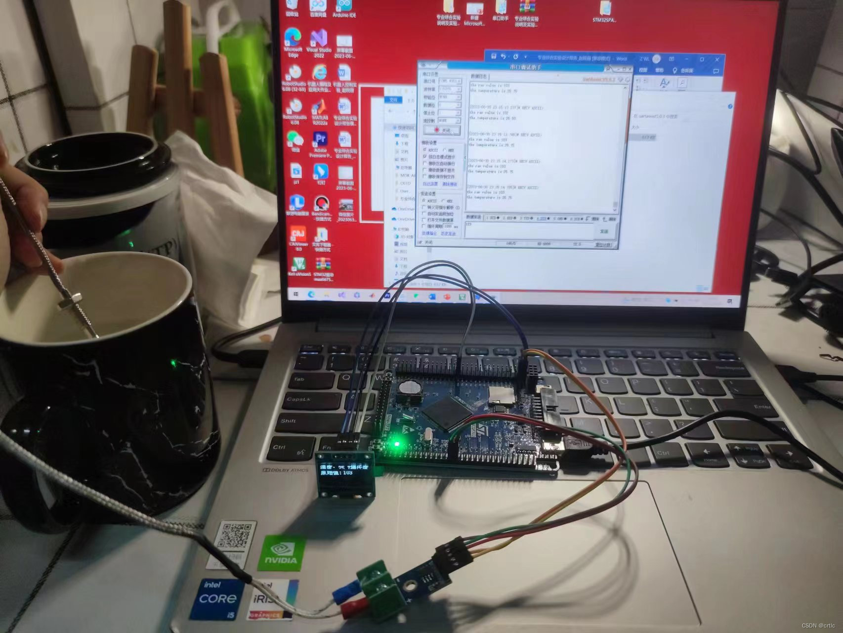 【STM32】max6675水温检测+OLED屏实时显示+串口有线传输+蓝牙无线传输_stm32 max6675-CSDN博客