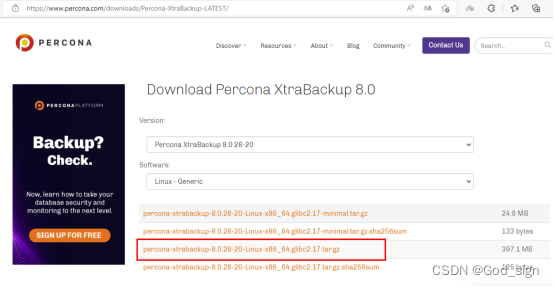 MySQL之xtrabackup备份恢复_failed to execute query 'lock instance for backup'-CSDN博客