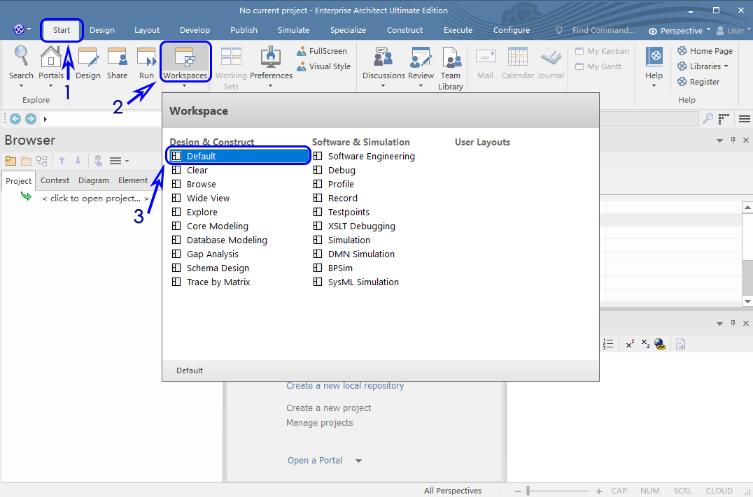 Enterprise Archtect 15如何恢复默认窗口布局_enterprise architect恢复默认界面-CSDN博客