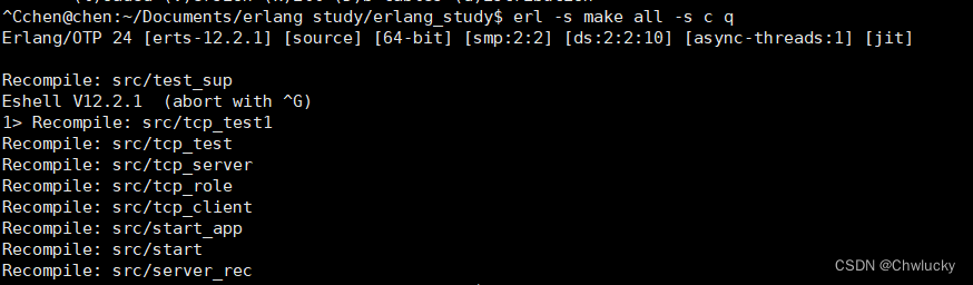 在linux系统中批量编译erlang文件,启动一个简单的erlang服务器this Beam File Was Compiled For A Later Version Of Csdn博客