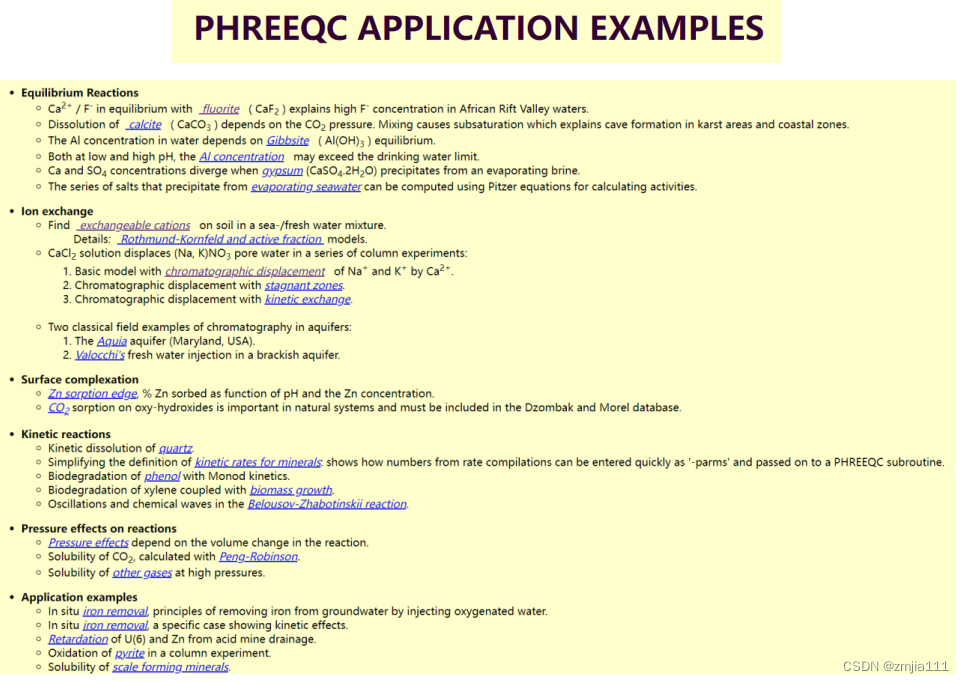PHREEQC建模及典型案例解析与高阶拓展应用【反向“编译”、“玩转”后处理技术、GibbsStudio和PhreePlo方法 ...