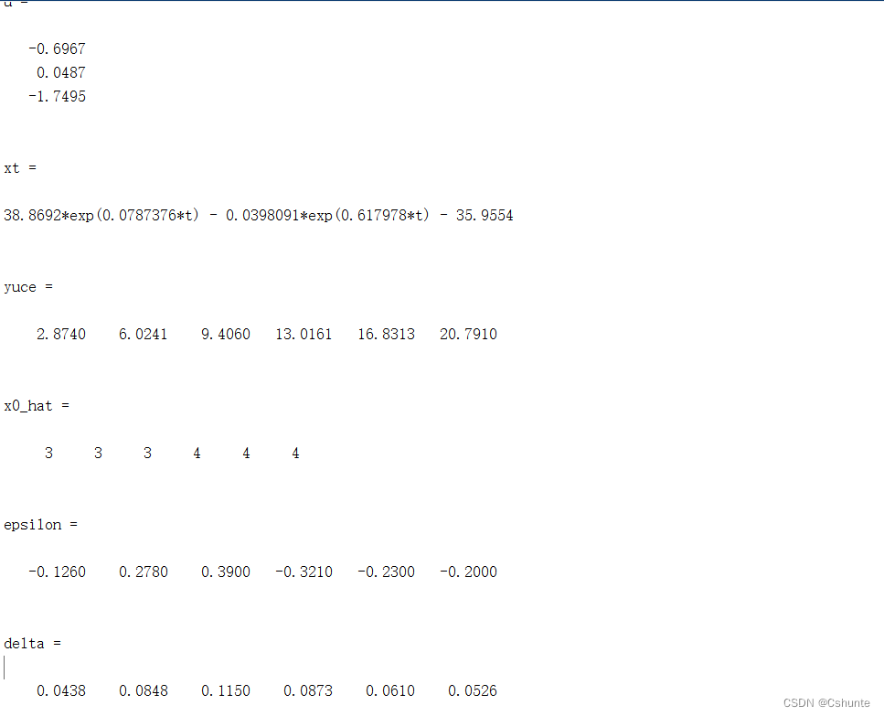 Matlab灰色预测GM(1,1)和GM(2,1)对比-CSDN博客