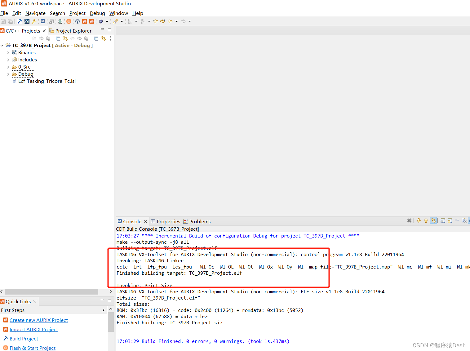 如何导入工程到AURIX Development Studio(如基于Hightec 或TASKING创建的工程)中？_tasking工程转换为ads-CSDN博客