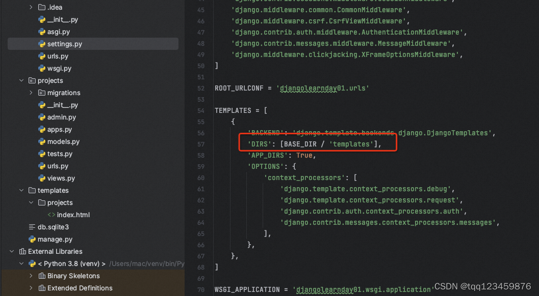 Django学习03 模板 Template Django Template模版 Csdn博客