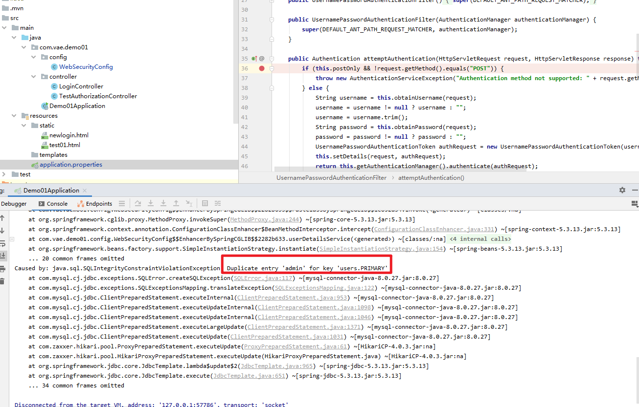 spring security——学习笔记（day03）-UserDetailsService 修改获取数据方式_userdetailsservice.loaduserbyusername ...