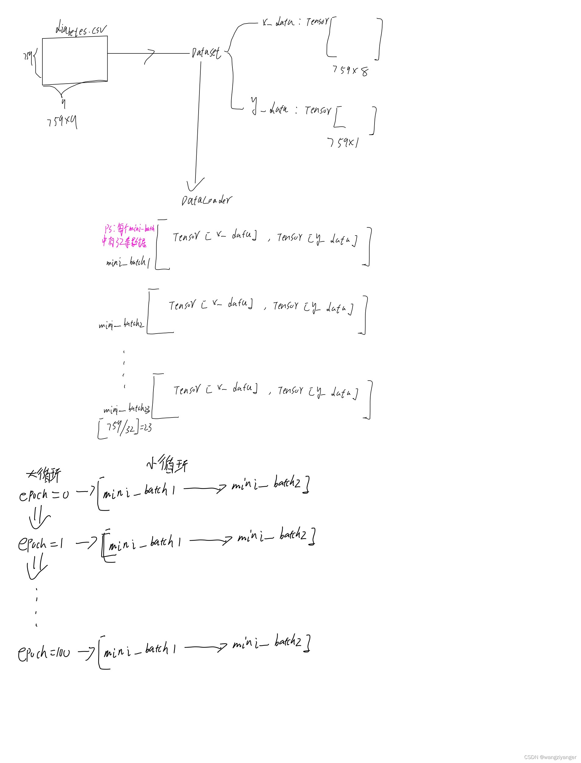 Torch学习笔记——利用dataset和dataloader加载数据集torch Dataset Csdn博客