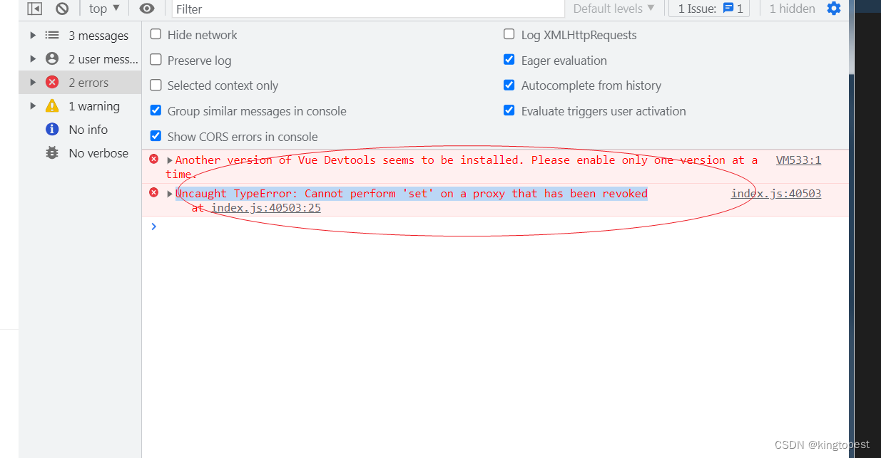 解决redux报错：Uncaught TypeError: Cannot perform ‘set‘ on a proxy that has been revoked_cannot ...
