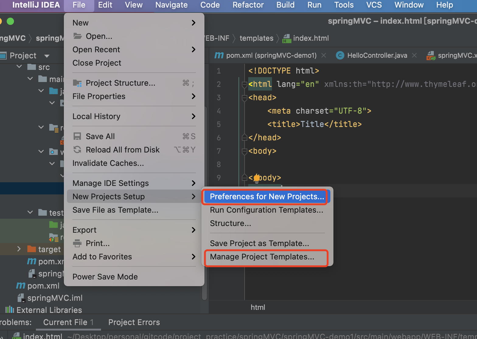 idea使用----设置html创建的模版_idea中配置html文件生成的模板-CSDN博客