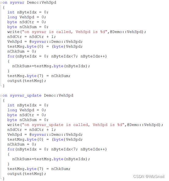 CAPL基础篇-----CAPL中如何对系统变量事件响应_capl on sysvar-CSDN博客