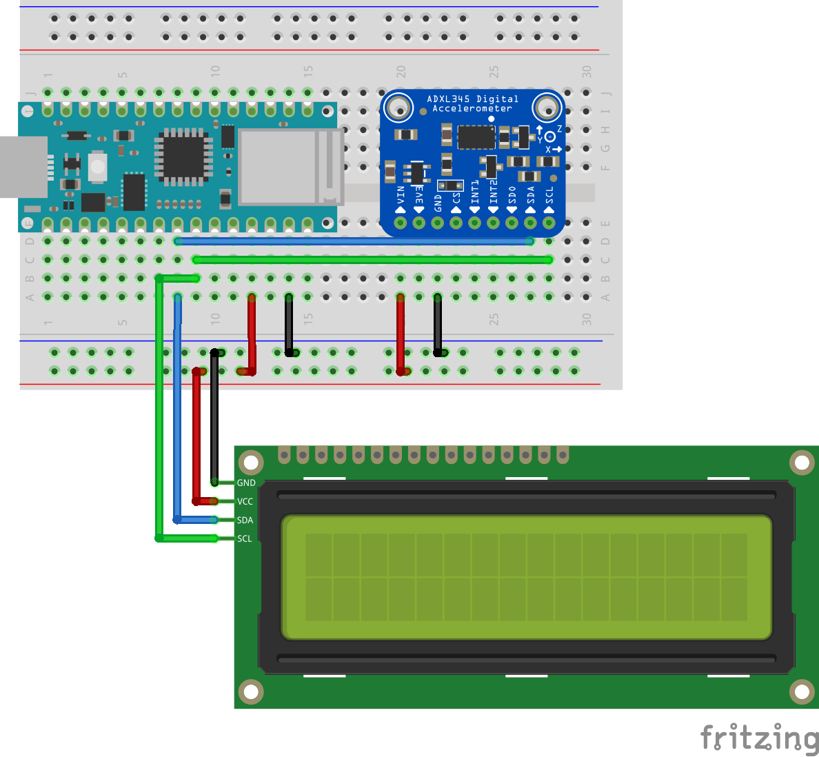 Fritzing软件绘制Arduino面包板接线图传感器模块库文件191_面包板连接adxl-CSDN博客
