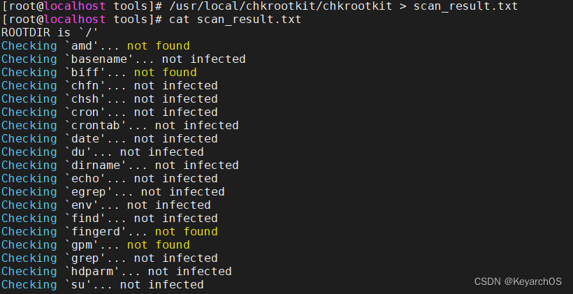 [KeyarchOS]Chkrootkit后门检测工具的安装-CSDN博客