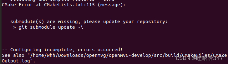 Ubuntu 安装并使用OpenMVG和OpenMVS(保姆级教程)-CSDN博客