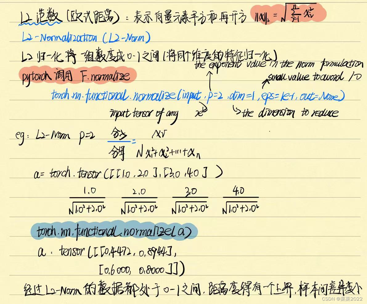 【DL】L2 Norm_spatial l2 norm-CSDN博客