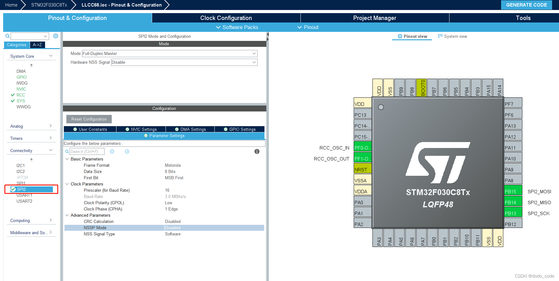 LORA_ LLCC68 STM32 cubmex-CSDN博客