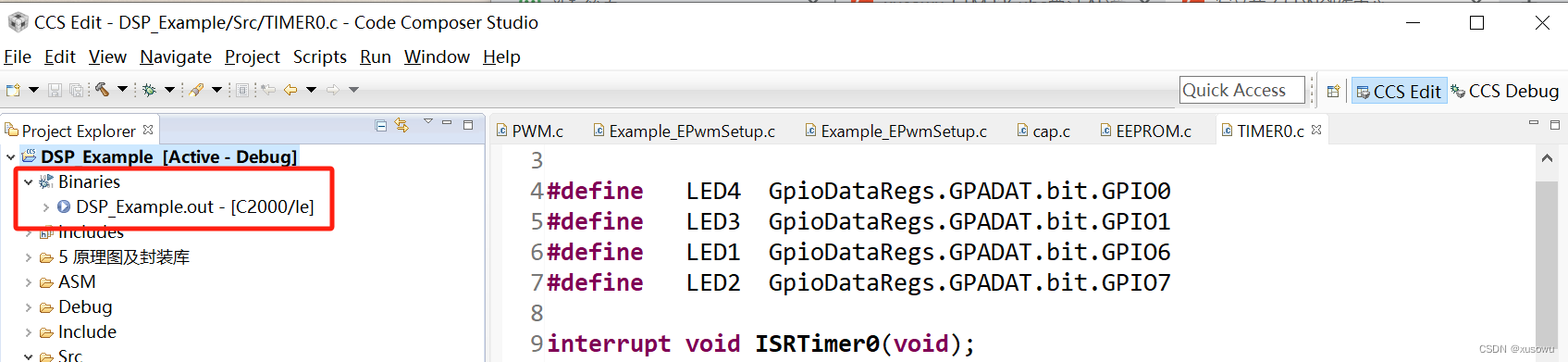 DSP28335学习笔记-编译、下载、调试、烧写_28335读写eeprom-CSDN博客