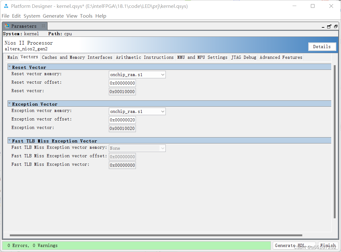 实验2-Nios-II入门实践_nios2-CSDN博客