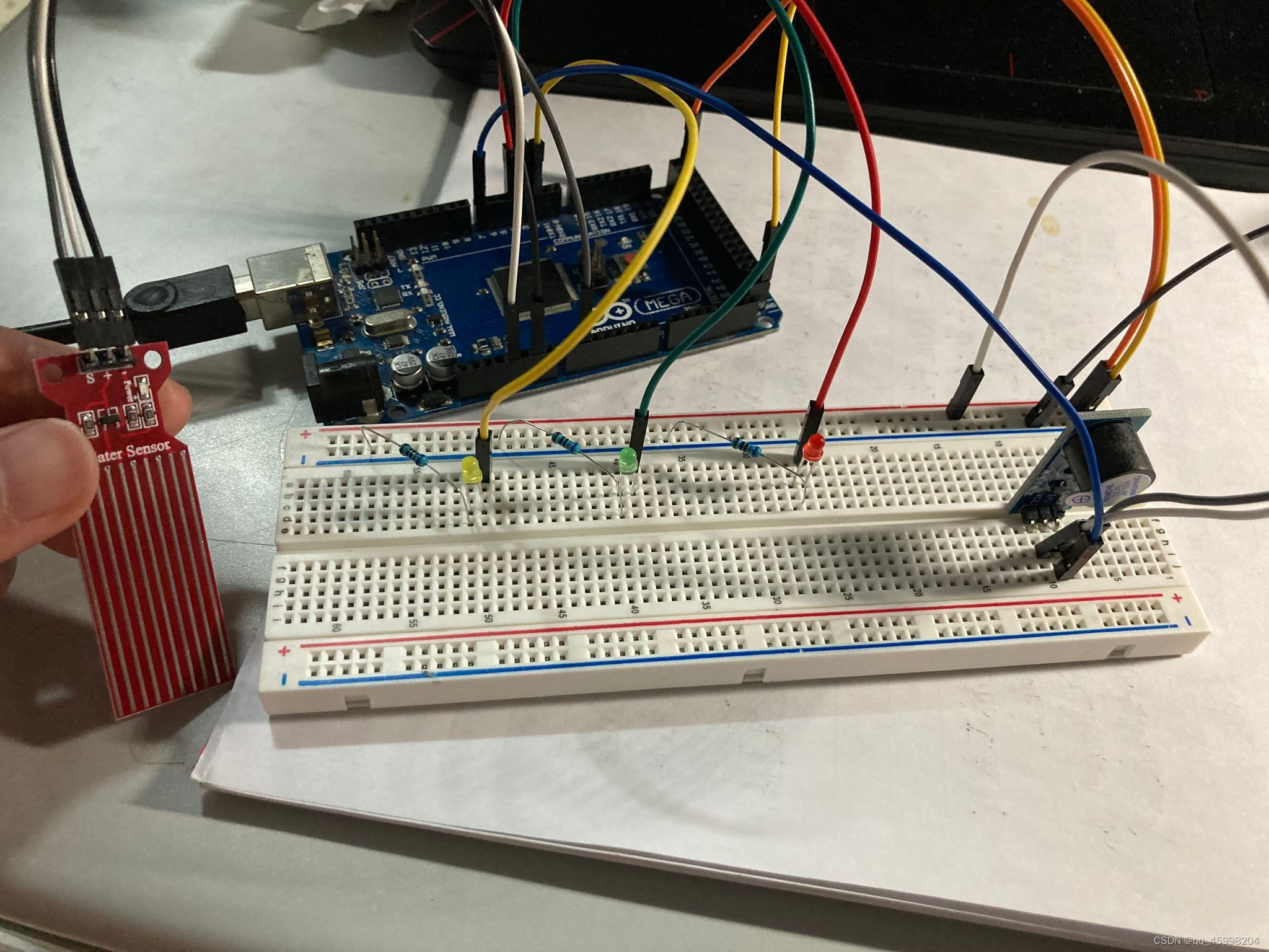 Arduino水位传感器led显示蜂鸣器报警arduino水泵传感器代码 Csdn博客