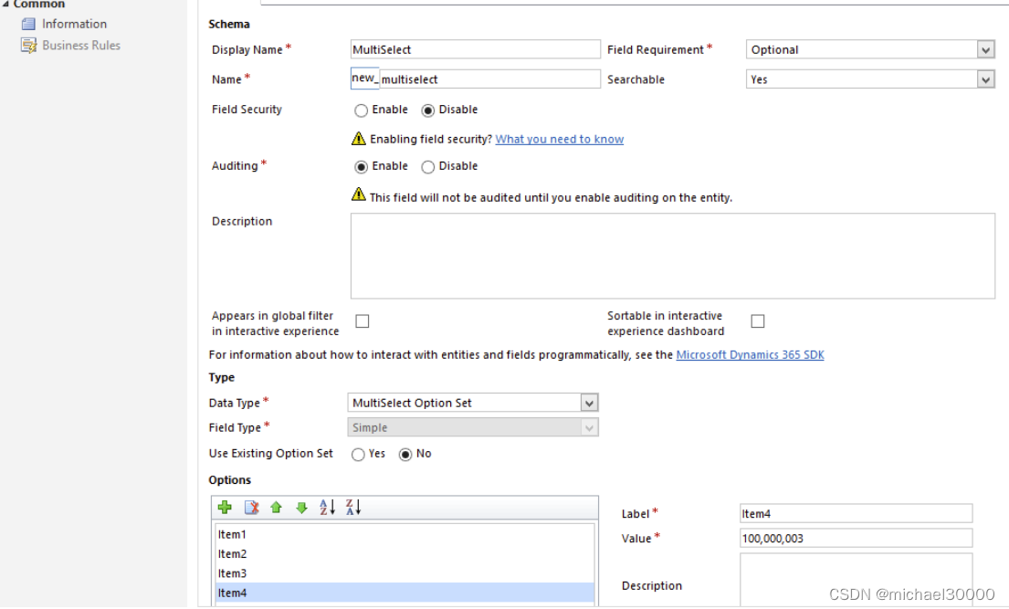 Dynamic365 MultiSelect Option Set 多选字段_crm js multiselect option set-CSDN博客