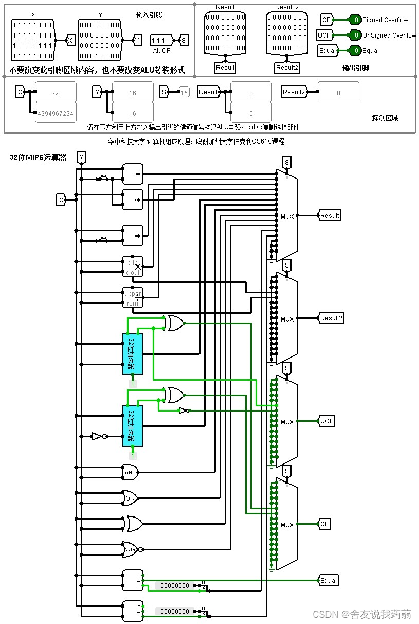 计算机组成原理实验 运算器alu设计实验计算机组成原理运算器实验 Csdn博客