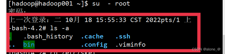 【Linux系统root用户登录后显示 “-bash-4.2#” 解决方案 】-CSDN博客