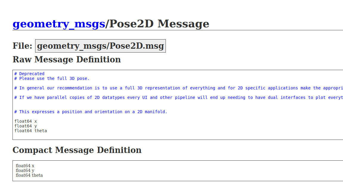 nav_msgs/Odometry和geometry_msgs/Pose2D 类型比较与转化_geometrypose2d()-CSDN博客