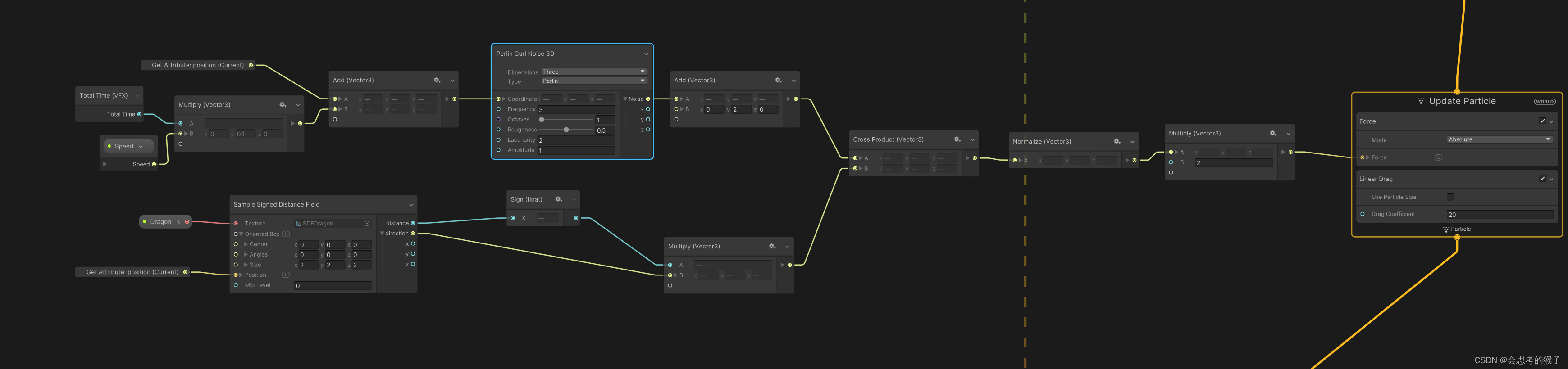 Unity VFX 节点 Perlin Noise 3D 和 Perlin curl Noise 3D_unity vfx噪声-CSDN博客