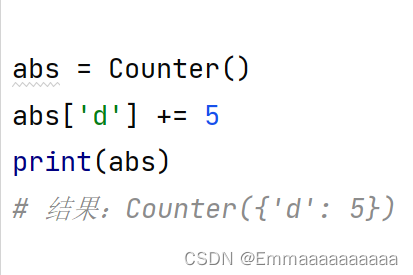 Python中关于字典和Counter()的两点区别_python counter与字典配合分类汇总-CSDN博客