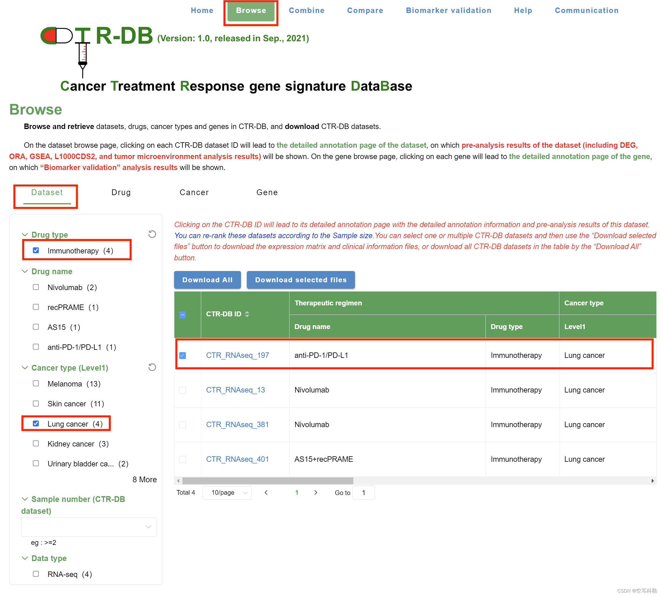 癌症治疗响应预测标志物发现和验证的有力用具CTR-DB_ctrdb-CSDN博客