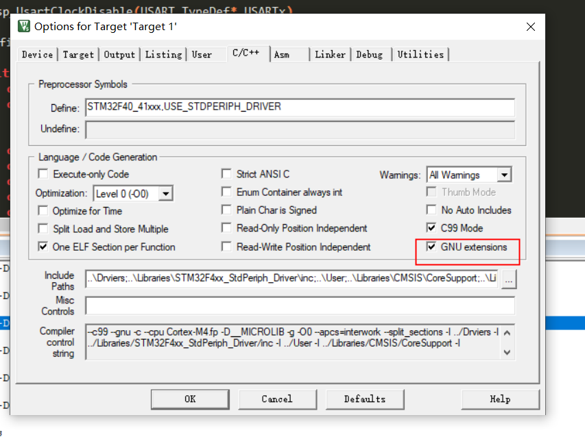 Keil编译时报“extended constant initialiser used”警告-CSDN博客