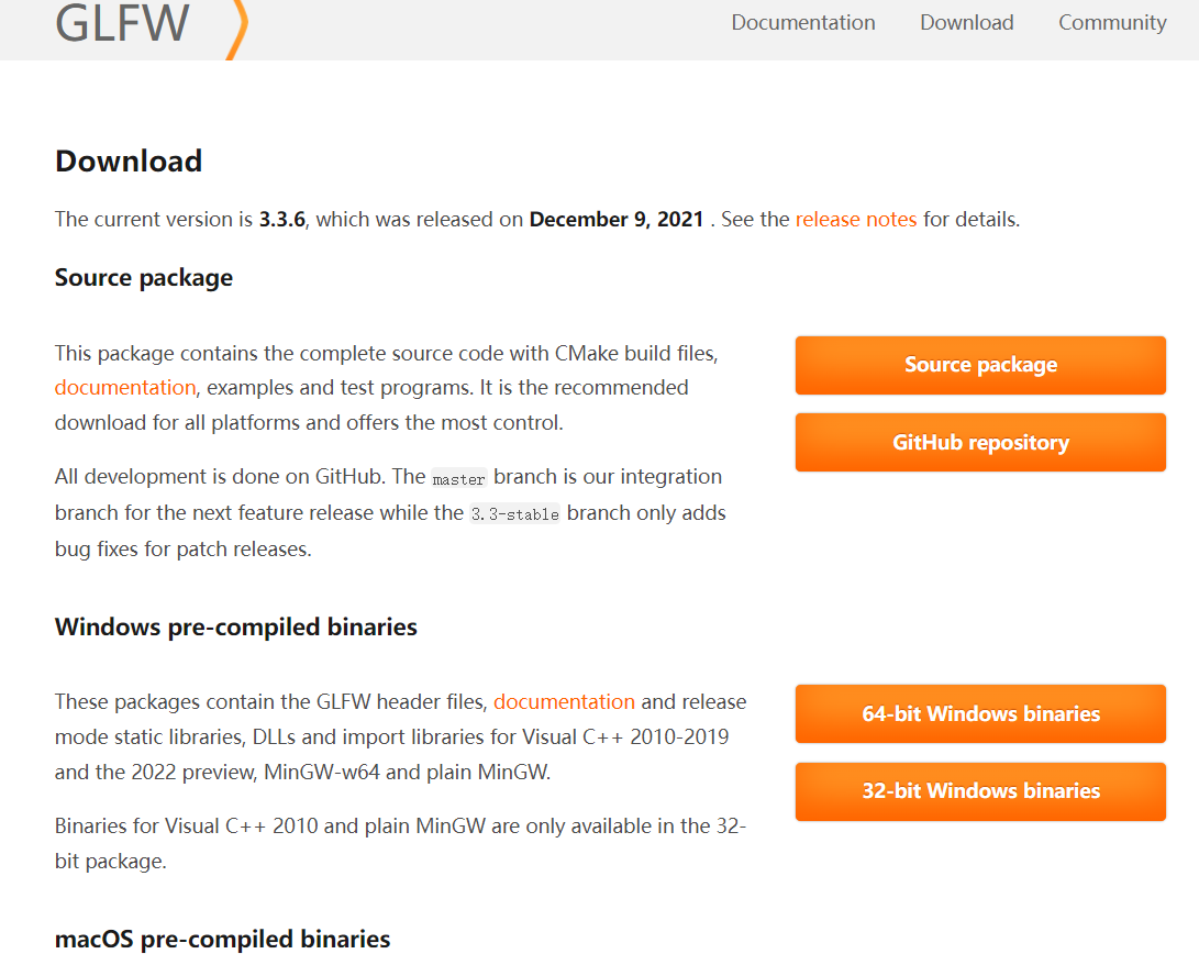 Windows下Visual Studio配置GLFW方法_visualstudio构建glfw-CSDN博客