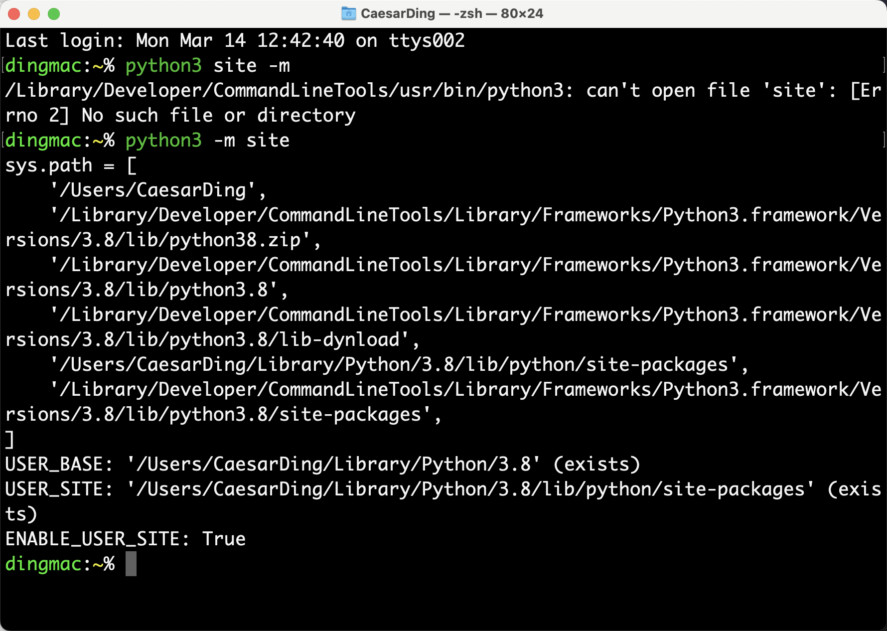 ERROR: Can not perform a ‘--user‘ install. User site-packages are not visible in this virtualenv ...