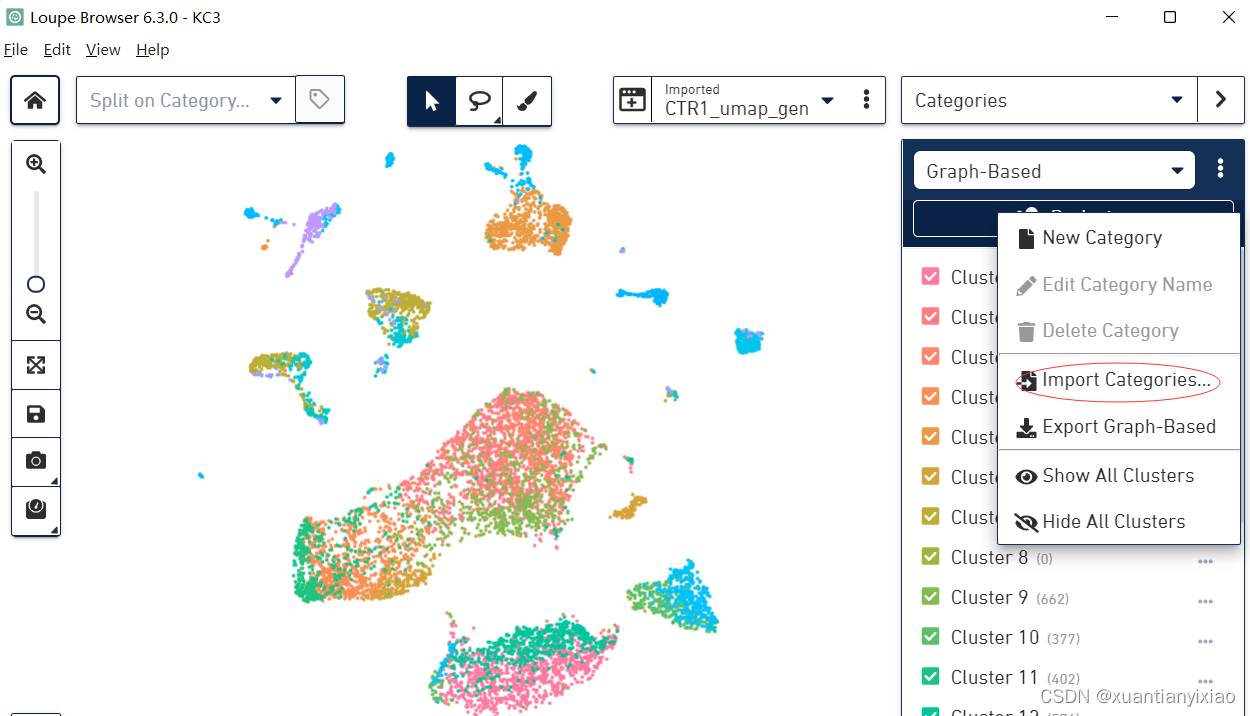 10x loupe browser 筛选样品细胞群-CSDN博客