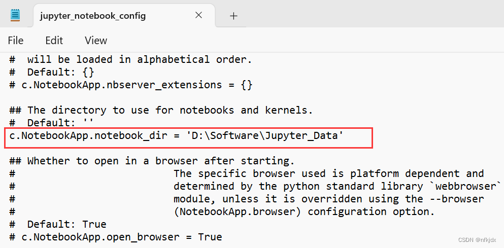 更改Anaconda中Jupyter Notebook的启动目录（即Jupyter Notebook默认打开路径地址）_anaconda 启动文件在哪里-CSDN博客