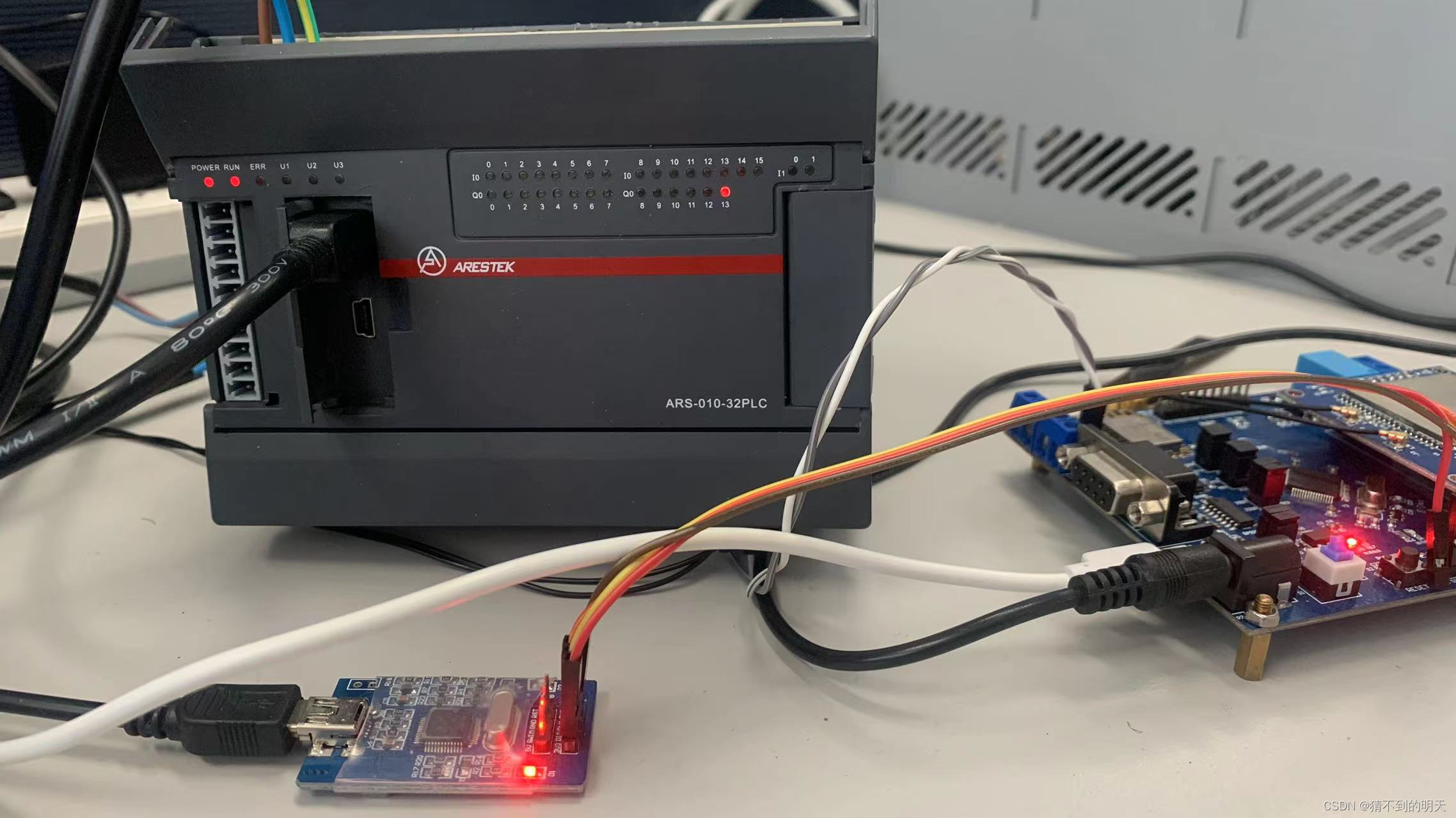 PLC、STM32单片机--485modbus通信实验_stm32f103c8t6单片机怎么和plc进行通讯-CSDN博客