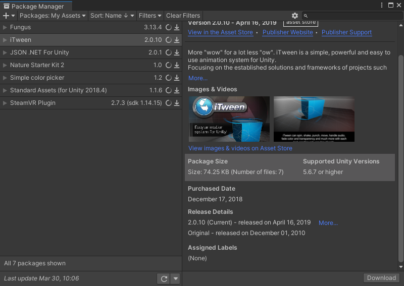 unity使用itween动画库详细教程_unity itween-CSDN博客