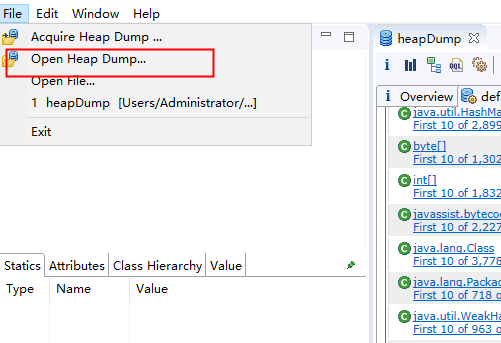 mat（Eclipse Memory Analyzer tool）--heap dump分析_memory analyzer tool官方文档-CSDN博客