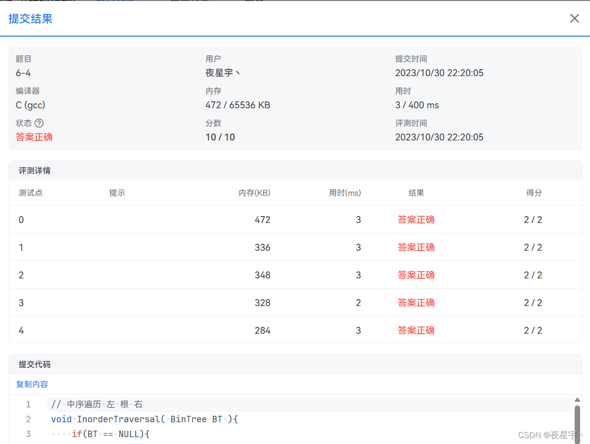 6 4 二叉树的遍历 Csdn博客 
