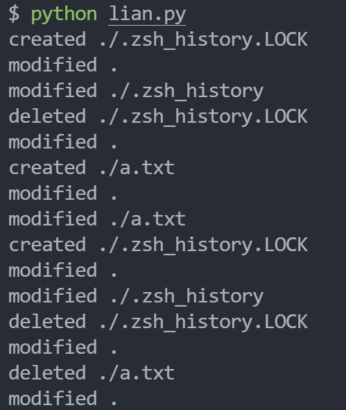 Python实时监控文件改动(watchdog)_watchdog实时输出文件变化内容-CSDN博客