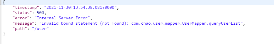 org.apache.ibatis.binding.BindingException: Invalid bound statement (not found)-CSDN博客
