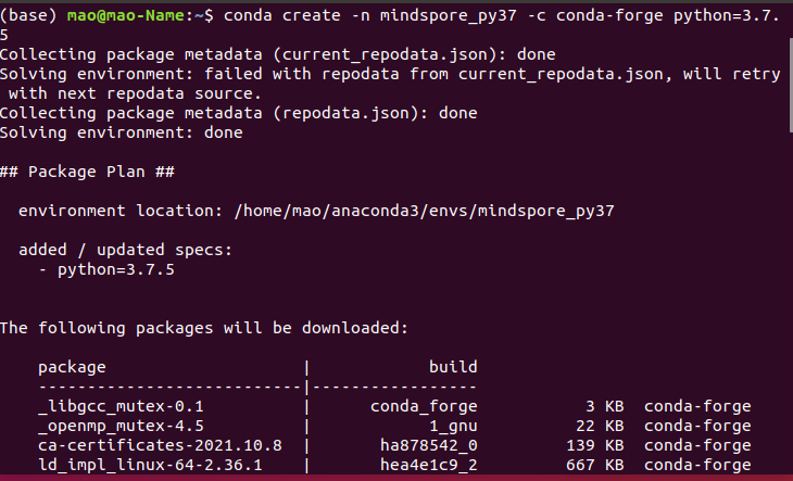 mindspore ubuntu18.04详细安装教程，从头开始配置3（失败）_cuda ['10.1', '11.1'] version(need by mindspore-gp-CSDN博客