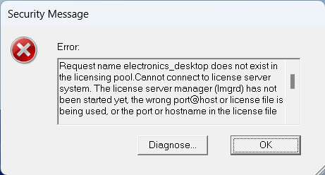 一次ANSYS EM 2023R1 “Request name electronics_desktop does not exist in the licensing pool.“的离谱解决 ...