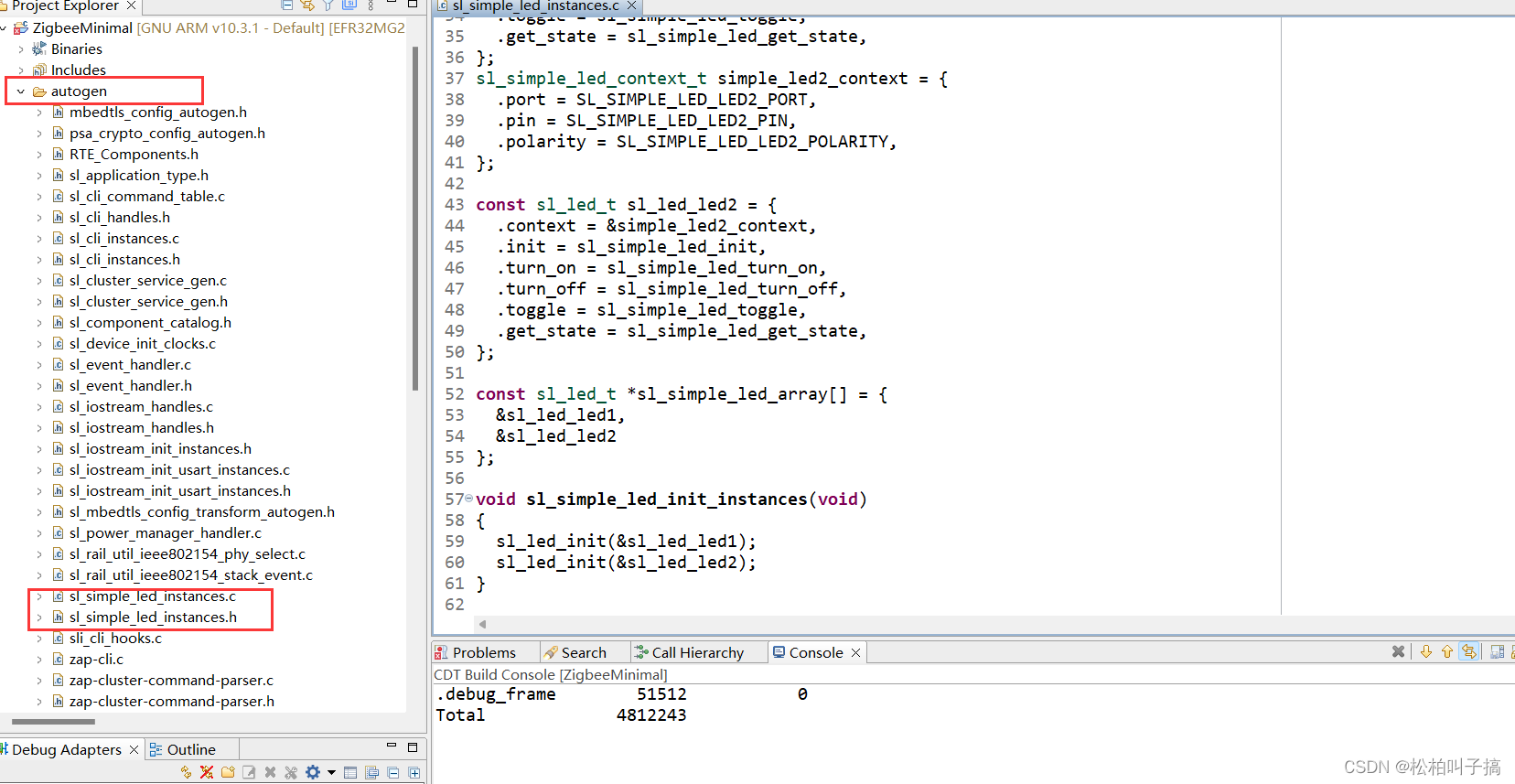 SimplicityStudio_v5.6.4.0+efr32mg21 学习笔记(2) 点灯_simplicity studio 5如何知道 ...