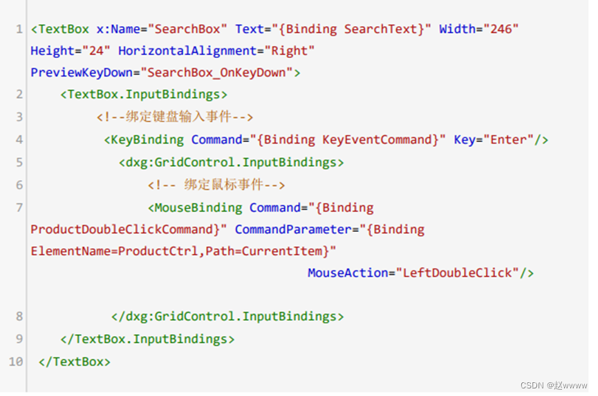 MVVM中InputBindings_mvvm toolkit inputbindings-CSDN博客