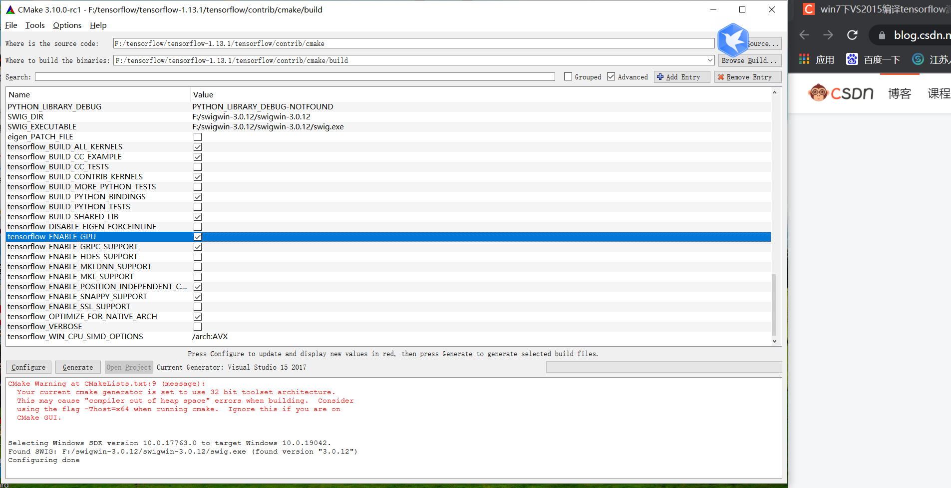 DeepLearnign:windows tensorflow-cmake编译_cmake win tensorflow-CSDN博客