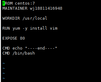 dockerbuild的时候The command ‘/bin/sh -c yum -y install vim‘ returned a non-zero code: 1-CSDN博客