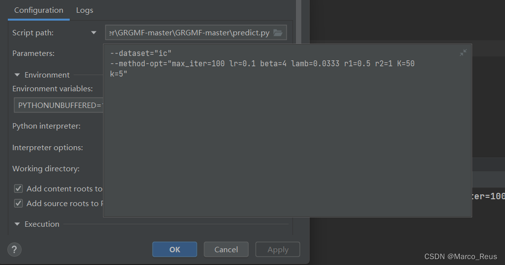 Pycharm传参数遇到错误_pycharm给python程序传递参数报错-CSDN博客