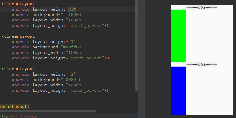 LinearLayout 线性布局_linearlayout布局怎么设置-CSDN博客