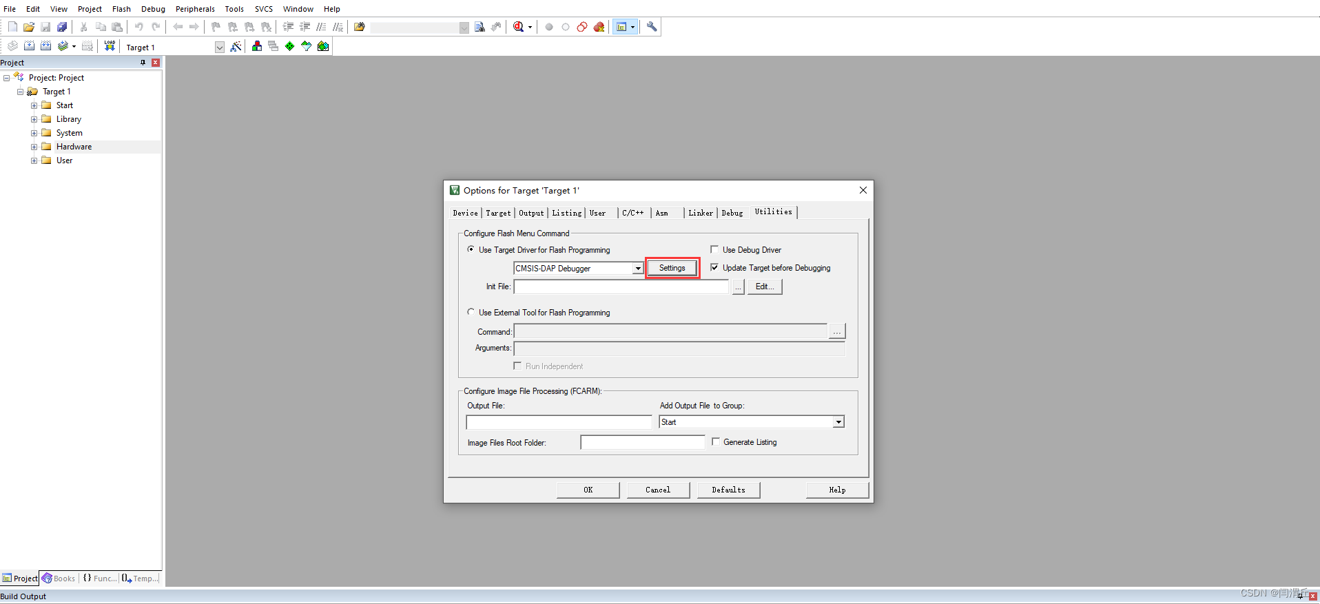 DAPLINK连接STM32C8T6以及下载烧录_daplink烧录stm32-CSDN博客