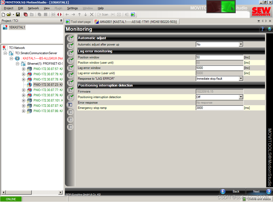 SEW Movidrive调试教程_无线连接sew motionstudio-CSDN博客