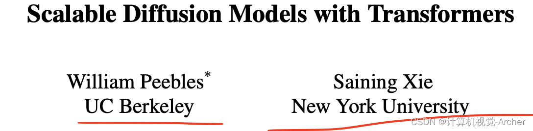 读论文 Scalable Diffusion Models With Transformers Csdn博客 3747